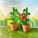 Large Retro Mario and Luigi Plant | Video Game Decor | Desk Plant ...