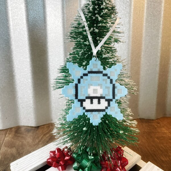 Perler Bead Christmas Santa Ornaments - Etsy