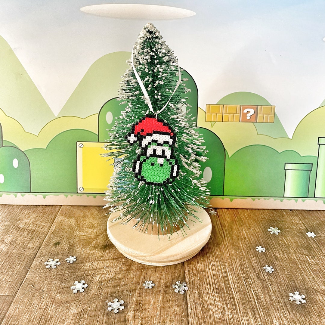 Santa Yoshi Christmas Decorations | Nerdy Tree Ornaments | Video Game ...