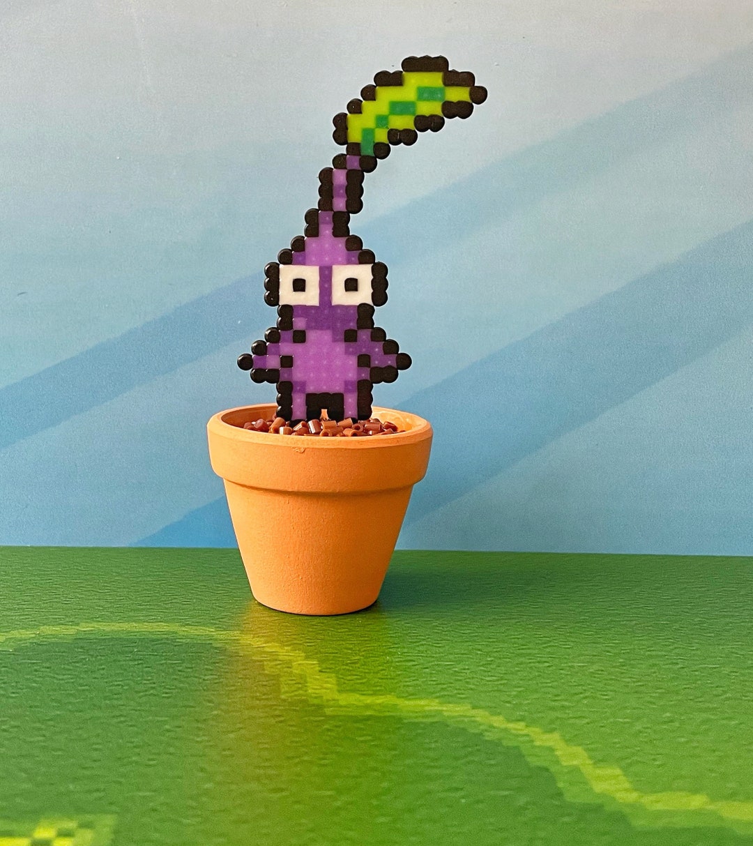 Pikmin Potted Plants | Video Game Decor | Desk Plant | Game Room Decor ...