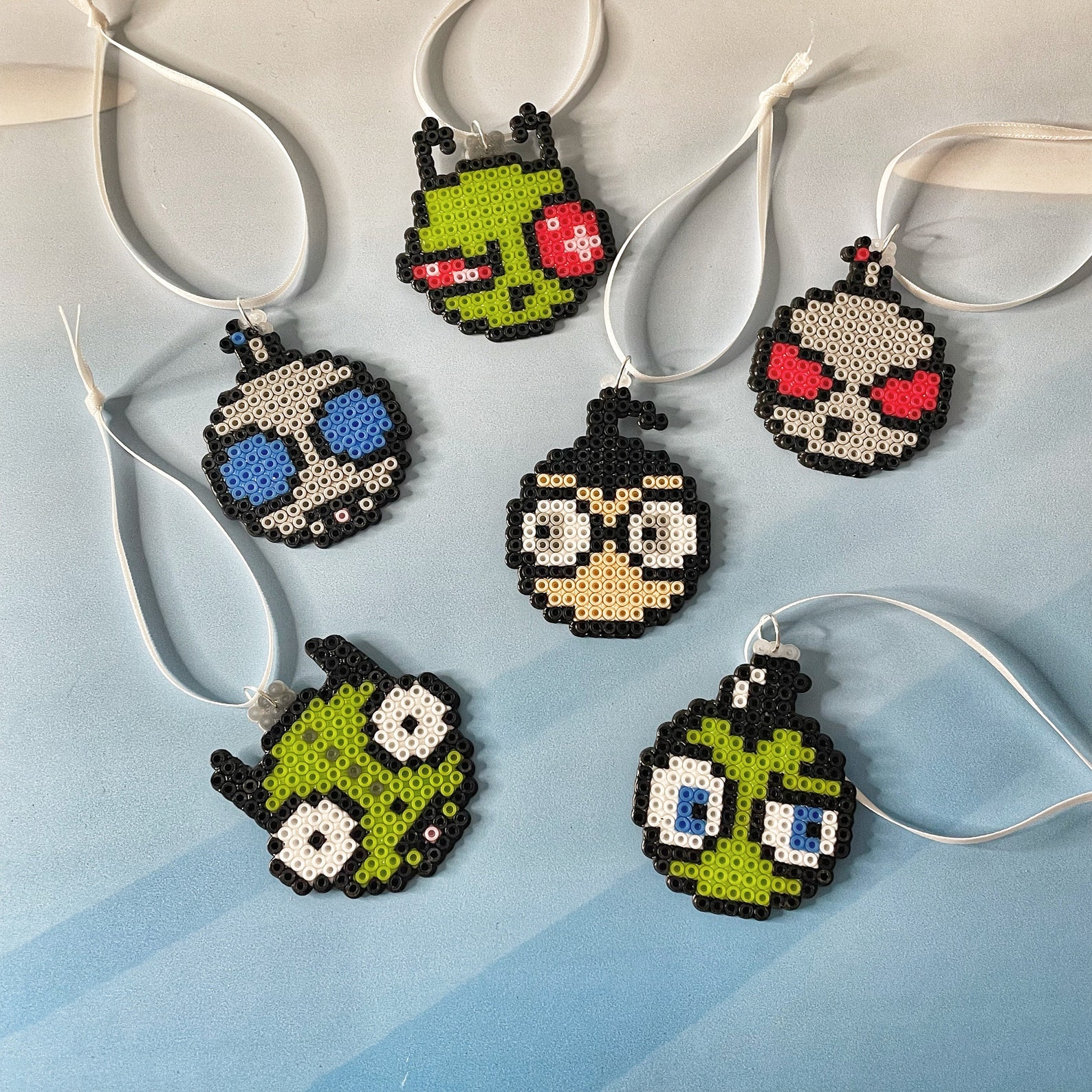 Invader Zim Christmas Decorations Nerdy Tree Ornaments - Etsy