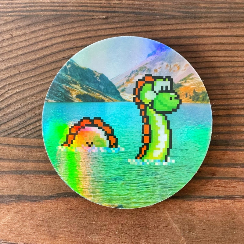 Yoshi Sticker Mario Party - Etsy