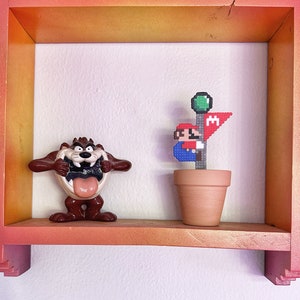 Super Mario Climbing Flagpole | Video Game Decor | Desk Plant | Game ...