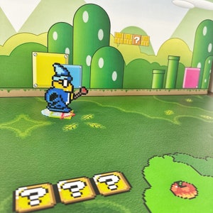 Super Mario Wizard Magikoopa Toy | Video Game Room Decor | Retro Gaming ...