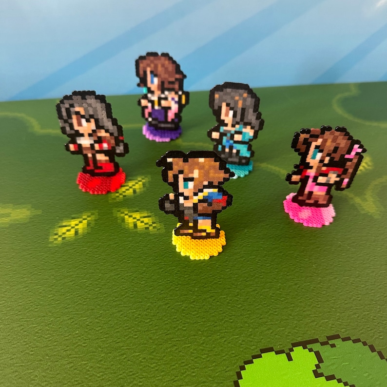 Final Fantasy Character Art | Tifa Aerith Riona Tidus Yuna Charcter ...