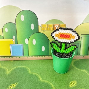 Large Classic Retro Video Game Fire Flower | Game Room Decor | Nintendo ...