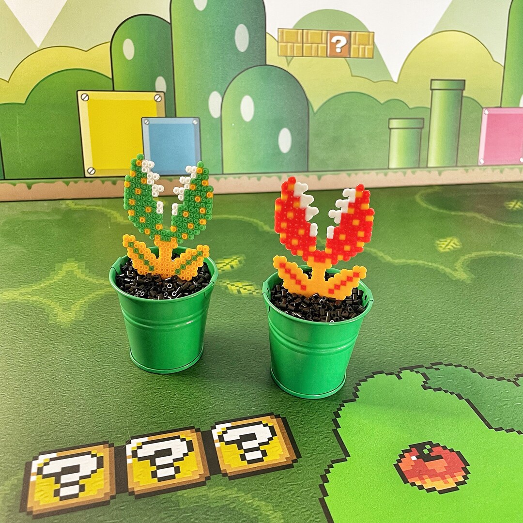 Retro Gamer Piranha Super Mario Plants | Video Game Decor | Desk Plant ...