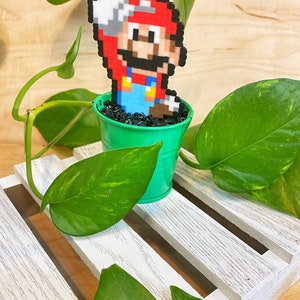 Mario Warp Tube Plant | Video Game Decor | Desk Plant | Game Room Decor ...