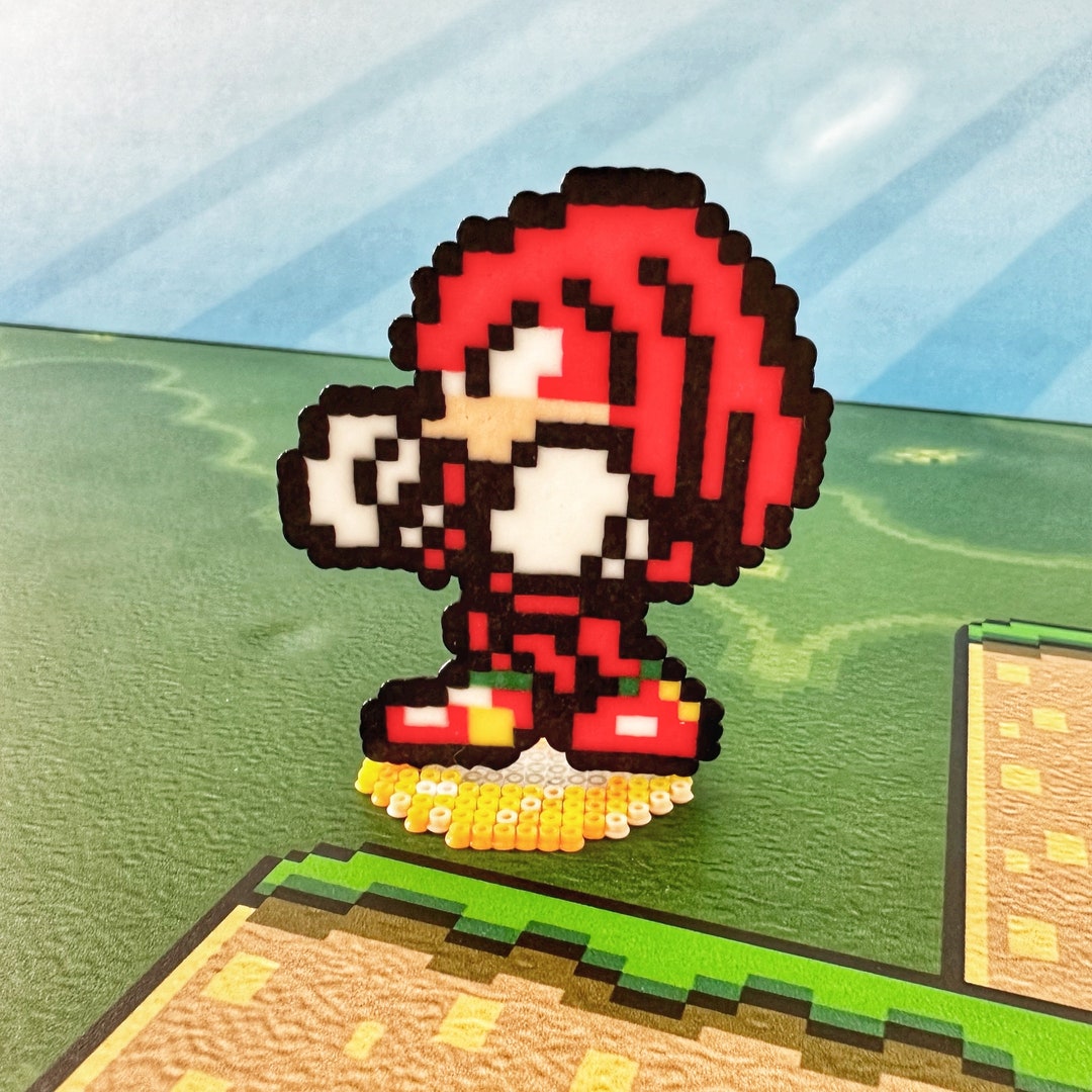 Knuckles Video Game 3D Figurine Video Game Decor Retro Gaming Gift ...
