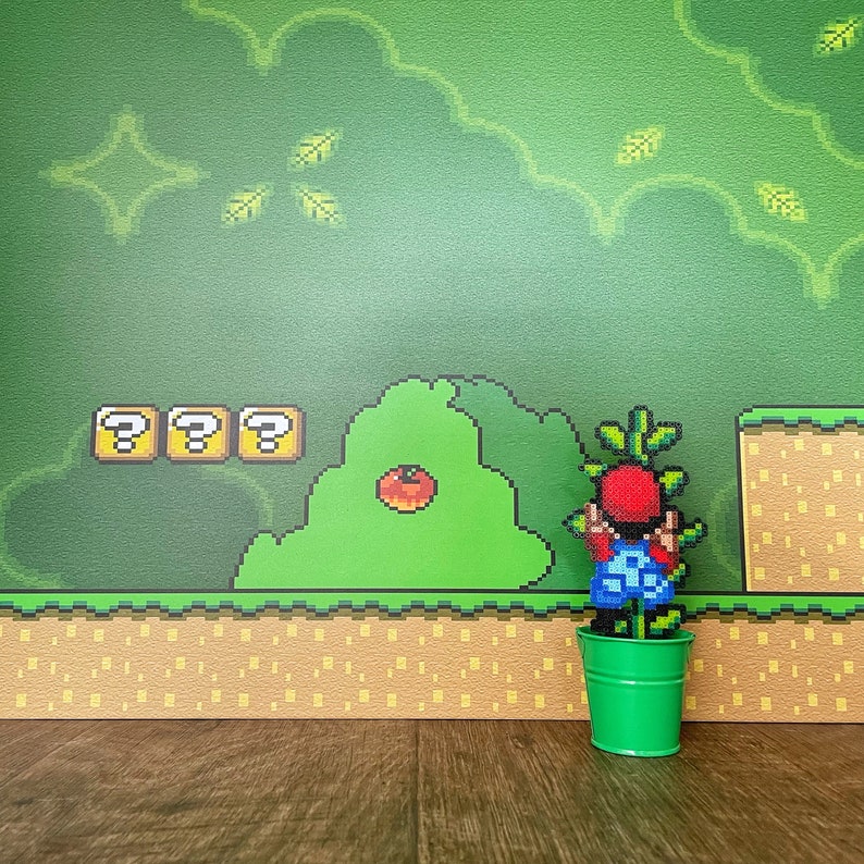 Climbing Mario Plants Video Game Decor Desk Plant Game - Etsy