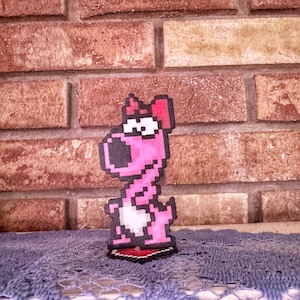 Birdo Super Mario Character Video Game Decor Retro Gaming 8 Bit Art ...