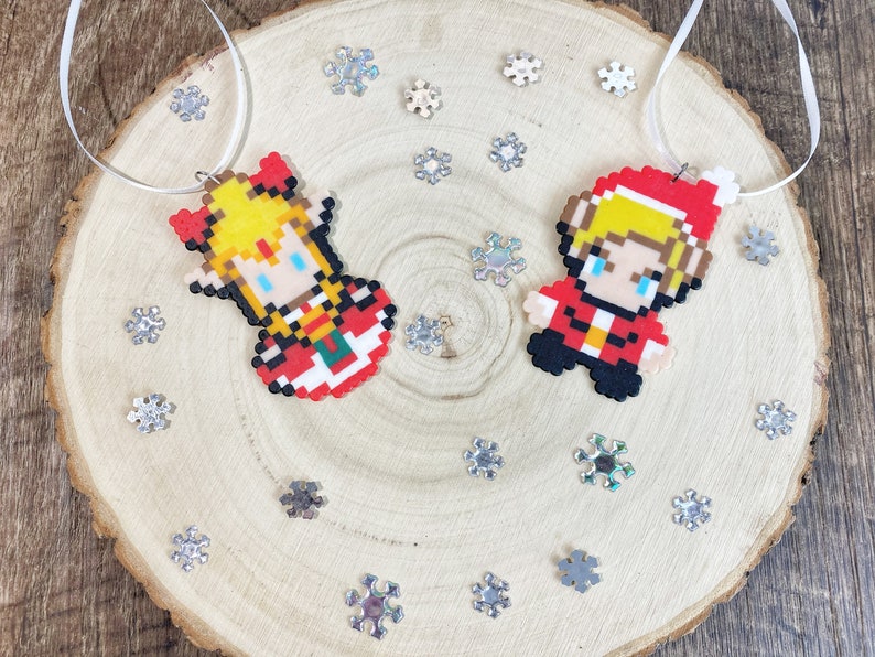 Link and Zelda Christmas Decorations Nerdy Tree Ornaments - Etsy