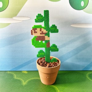 Large Retro Mario and Luigi Plant | Video Game Decor | Desk Plant ...