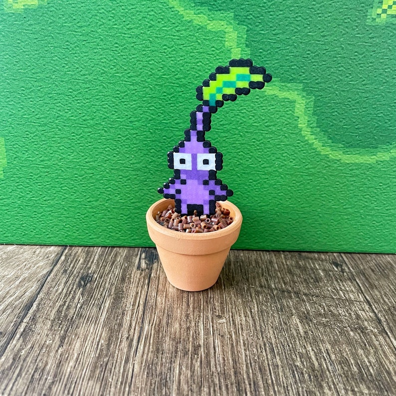 Pikmin Potted Plants | Video Game Decor | Desk Plant | Game Room Decor ...