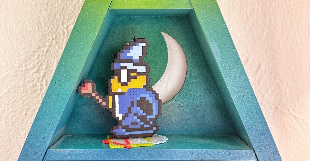 Super Mario Wizard Magikoopa Toy | Video Game Room Decor | Retro Gaming ...