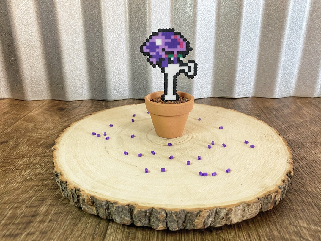 Potted Puffshroom Plants Vs Zombies Plants | Video Game Decor | Game ...