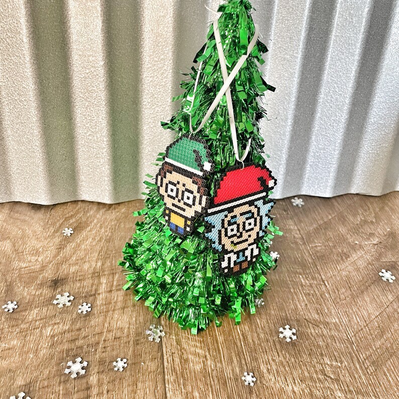 Rick and Morty Christmas Decorations Nerdy Tree Ornaments - Etsy