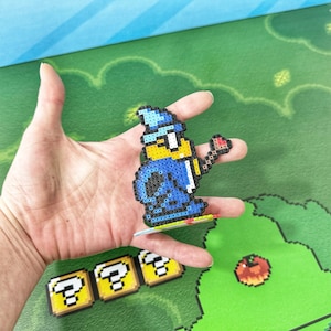 Super Mario Wizard Magikoopa Toy | Video Game Room Decor | Retro Gaming ...