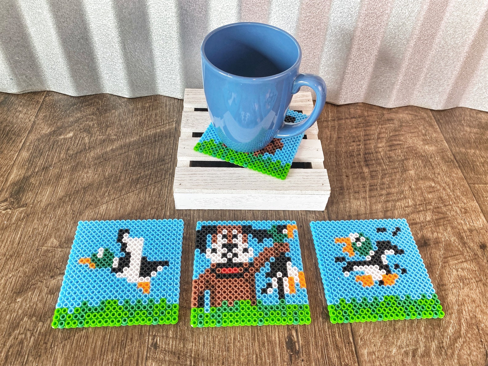 Duckhunt Coaster Set Retro Gamer Gift Geeky Coasters - Etsy