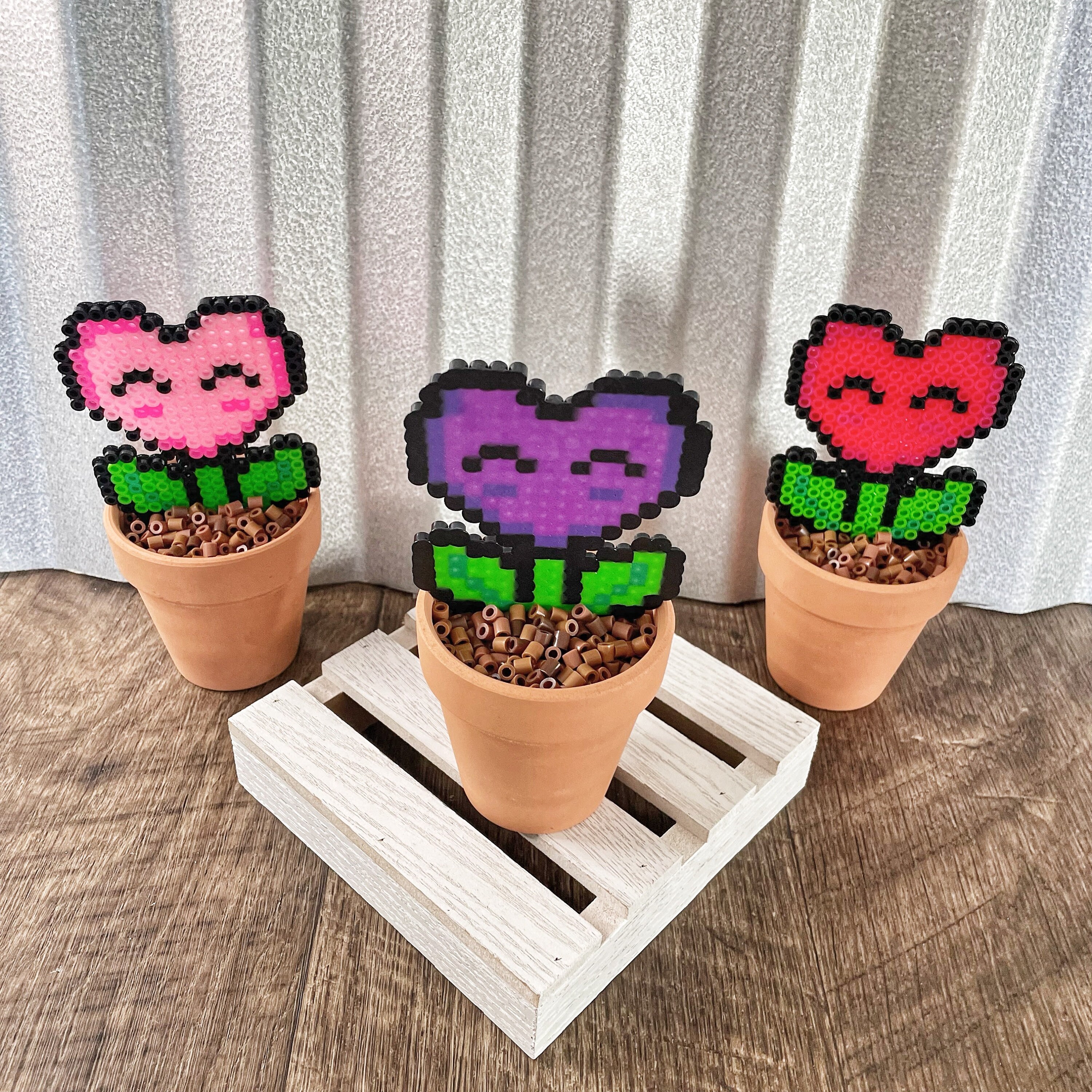 Large Retro Mario Video Game Flower | Video Game Decor | Desk Plant ...
