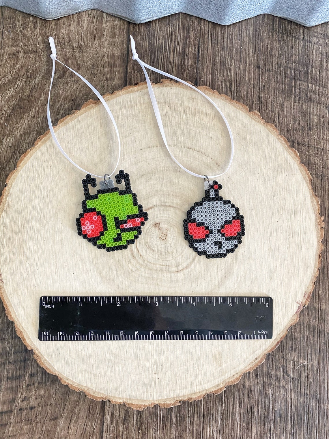 Invader Zim Christmas Decorations Nerdy Tree Ornaments | Etsy
