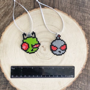 Invader Zim Christmas Decorations Nerdy Tree Ornaments | Etsy