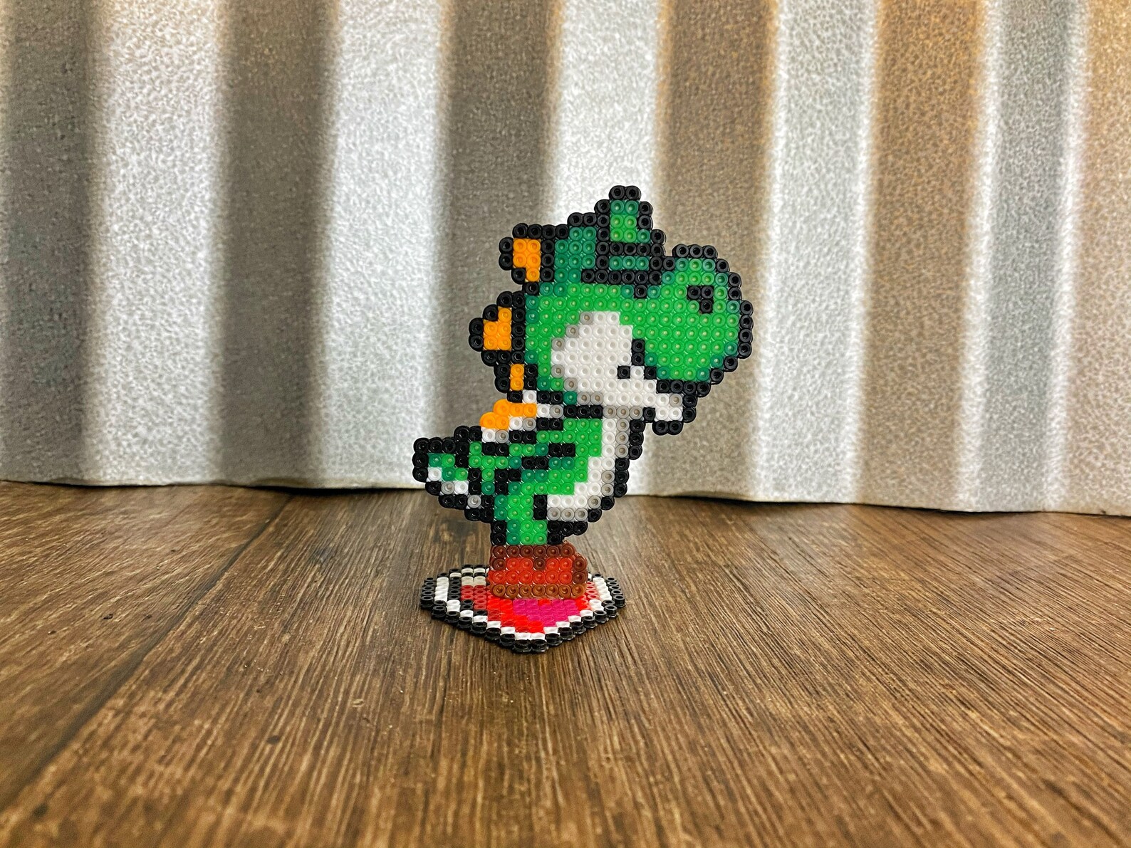 Kissing Yoshi Couple Video Game Decor Valentines 8 Bit Art | Etsy