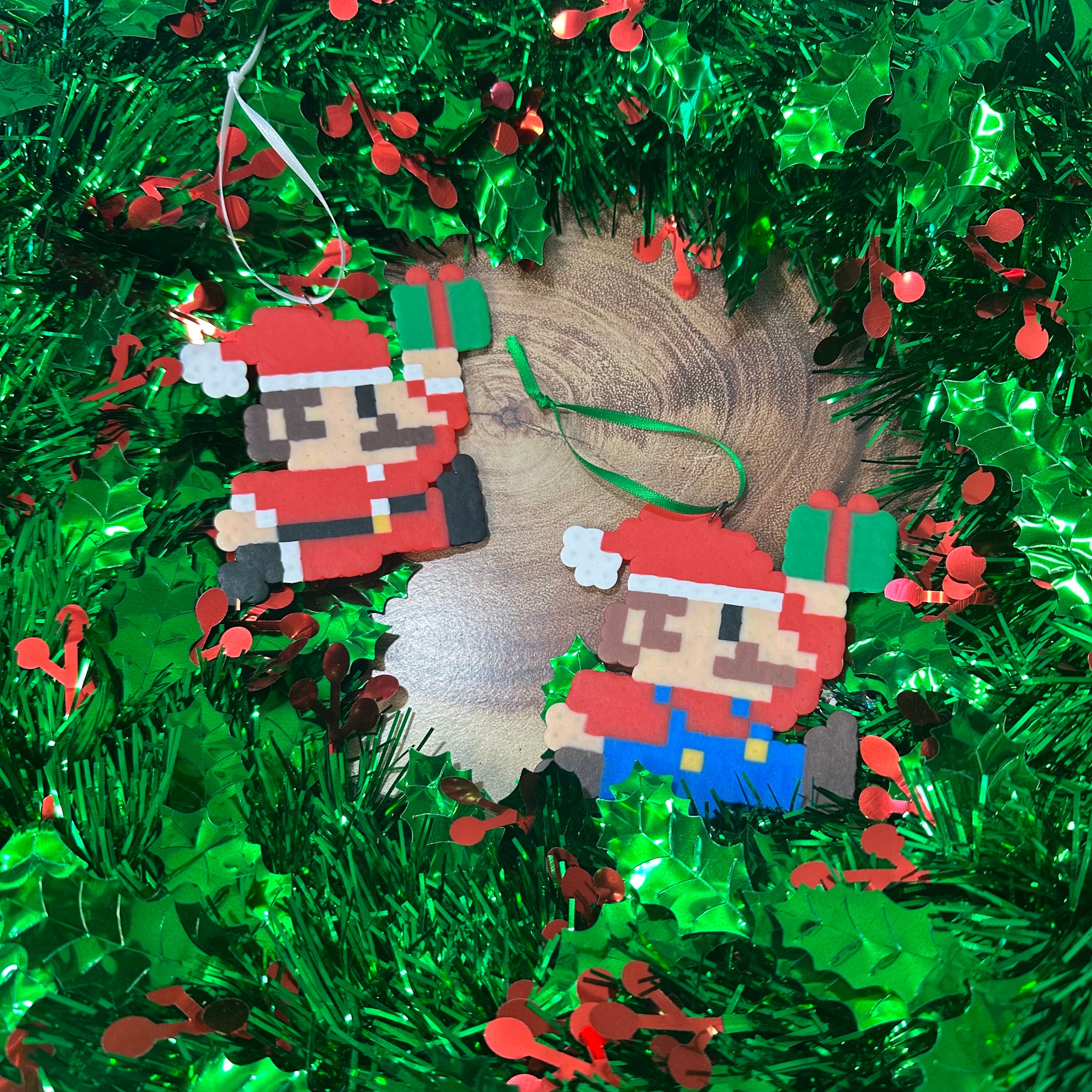 Large Super Mario Bros Luigi Christmas Decoration | Video Game Holidays ...