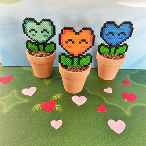 Large Retro Mario Video Game Flower | Video Game Decor | Desk Plant ...