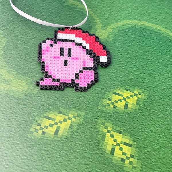 Perler Bead Christmas Santa Ornaments - Etsy