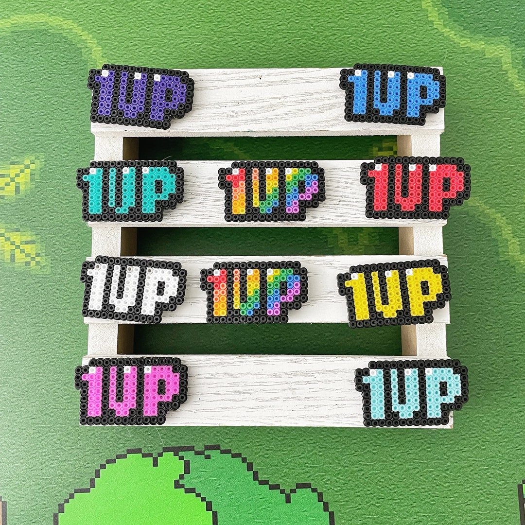 1-up 1UP Pixel Art Magnet | Extra Lives Magnet | Pixel Art | Video Game ...