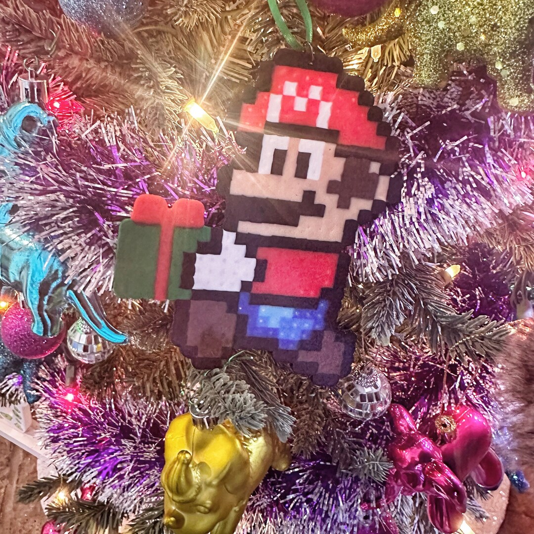 Large Super Mario Bros Game Christmas Tree Ornament, Ornaments for Boys ...