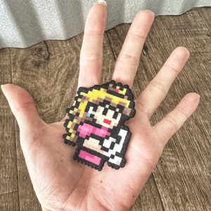 Princess Peach the Riveter Pin or Magnet | Super Mario Princess | Video ...