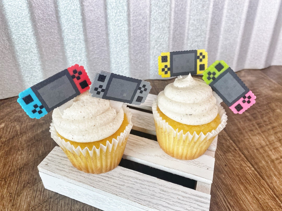 Nintendo Switch Cupcake Toppers | Custom Birthday Party Decoration ...