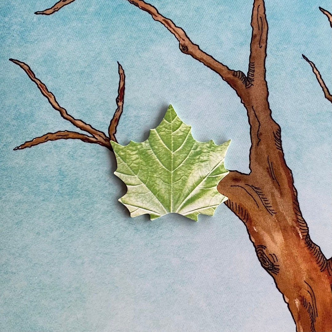 Thankful Tree Leaf Shaped Sticky Notes - Green - Etsy