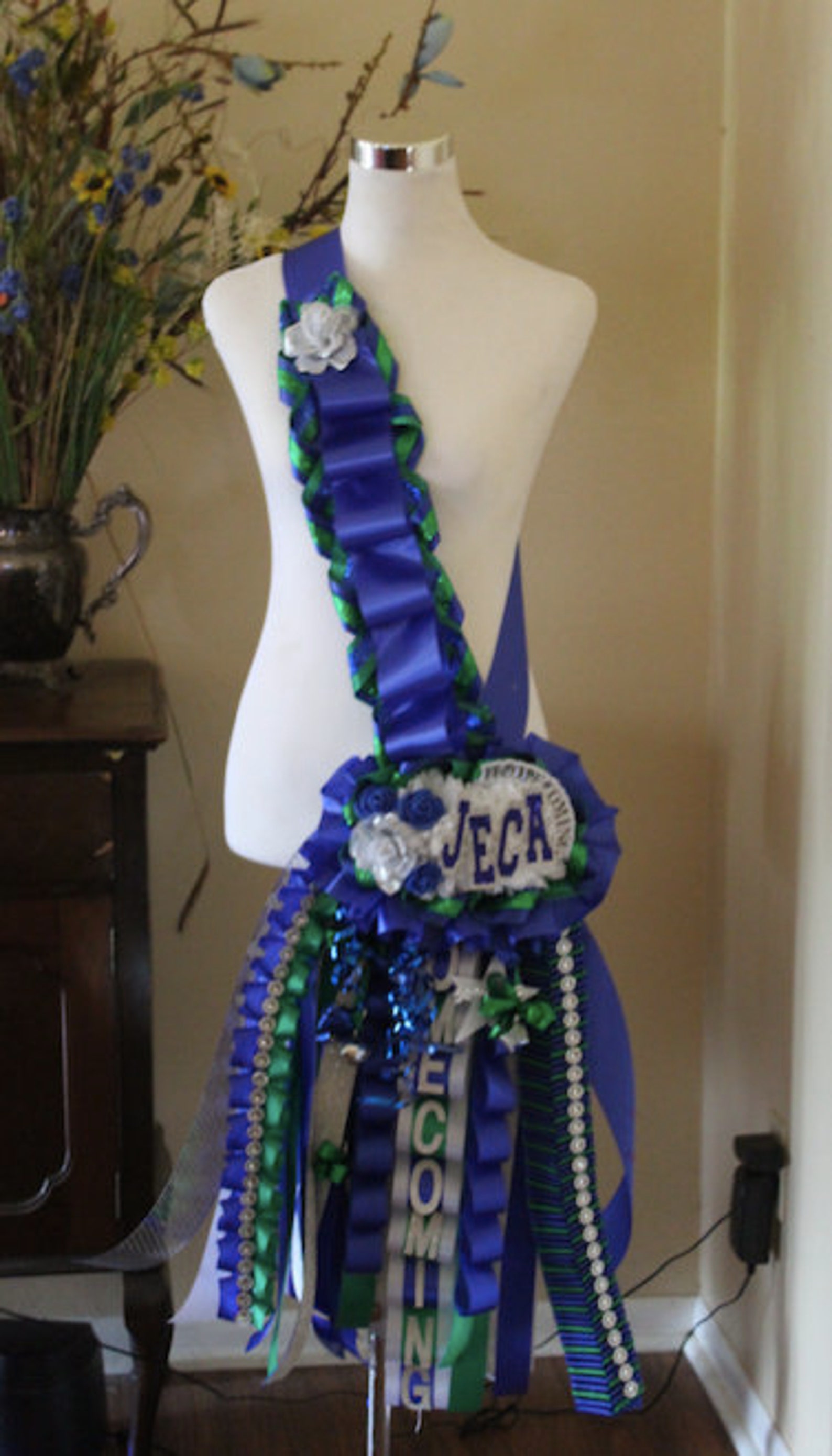 Sash Mum, Homecoming Sash Mum, Sash Mum, Double Sash Mum, Homecoming - Etsy