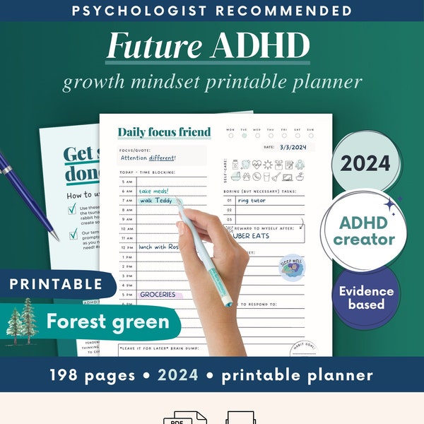 Printable Daily Planner - Etsy