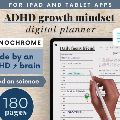 ADHD Digital Planner made by an Adhder for Ipad Goodnotes - Etsy Canada