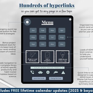 ADHD Digital Planner made by an Adhder for Ipad Goodnotes - Etsy Canada