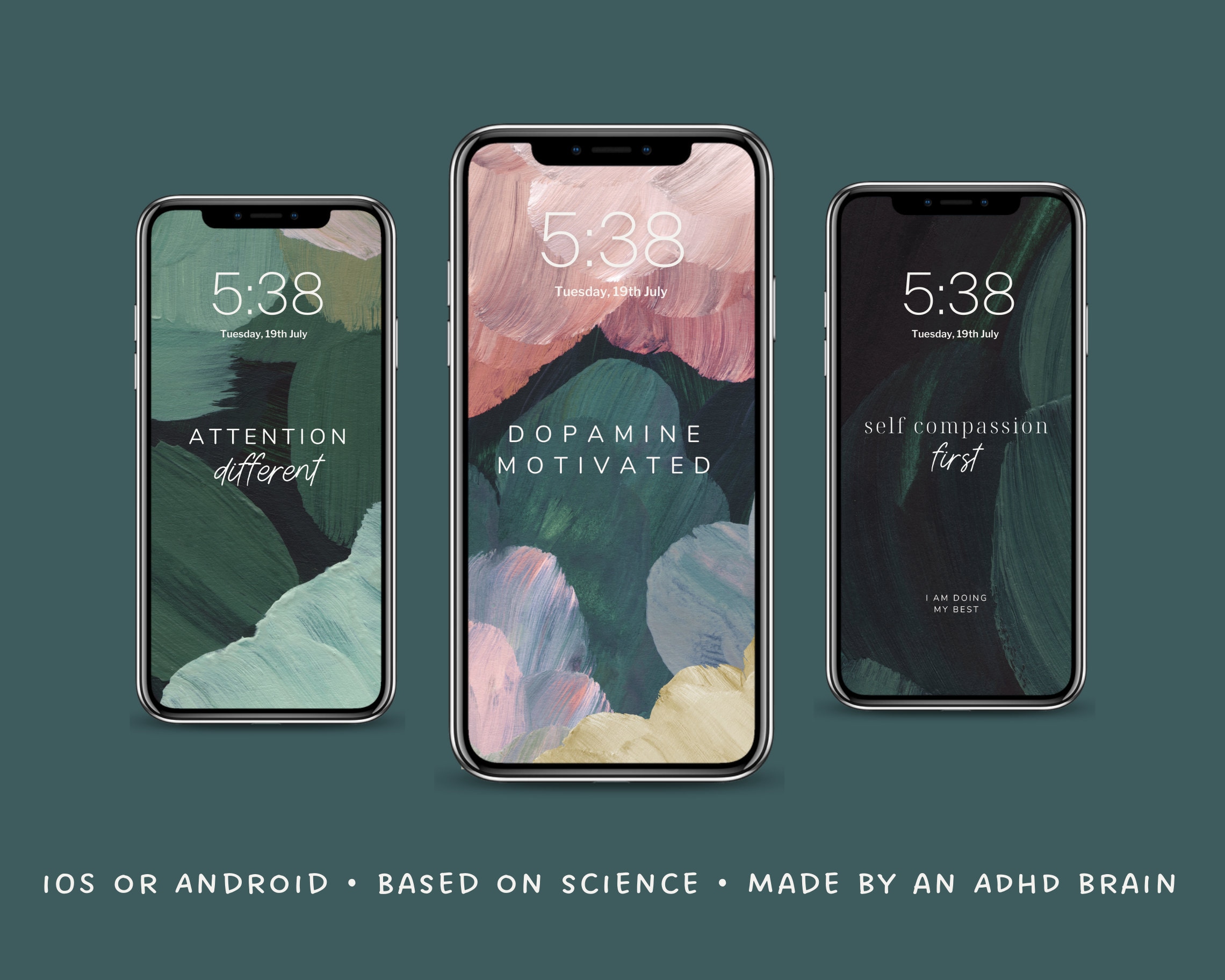 ADHD Phone Wallpapers for Ios or Android Smartphones by an - Etsy