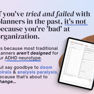 ADHD Digital Planner (made by an ADHDer) for iPad, Goodnotes + Android ...