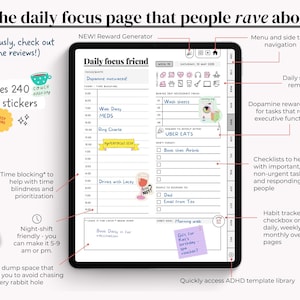 ADHD Digital Planner (made by an Adhder) for Ipad, Goodnotes ...