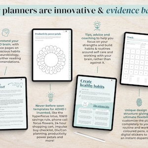 ADHD Digital Planner made by an Adhder for Ipad, Goodnotes Android ...