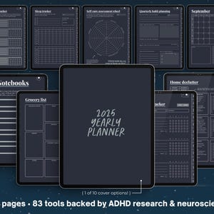 ADHD Digital Planner (made by an Adhder) for Ipad, Goodnotes + Android ...