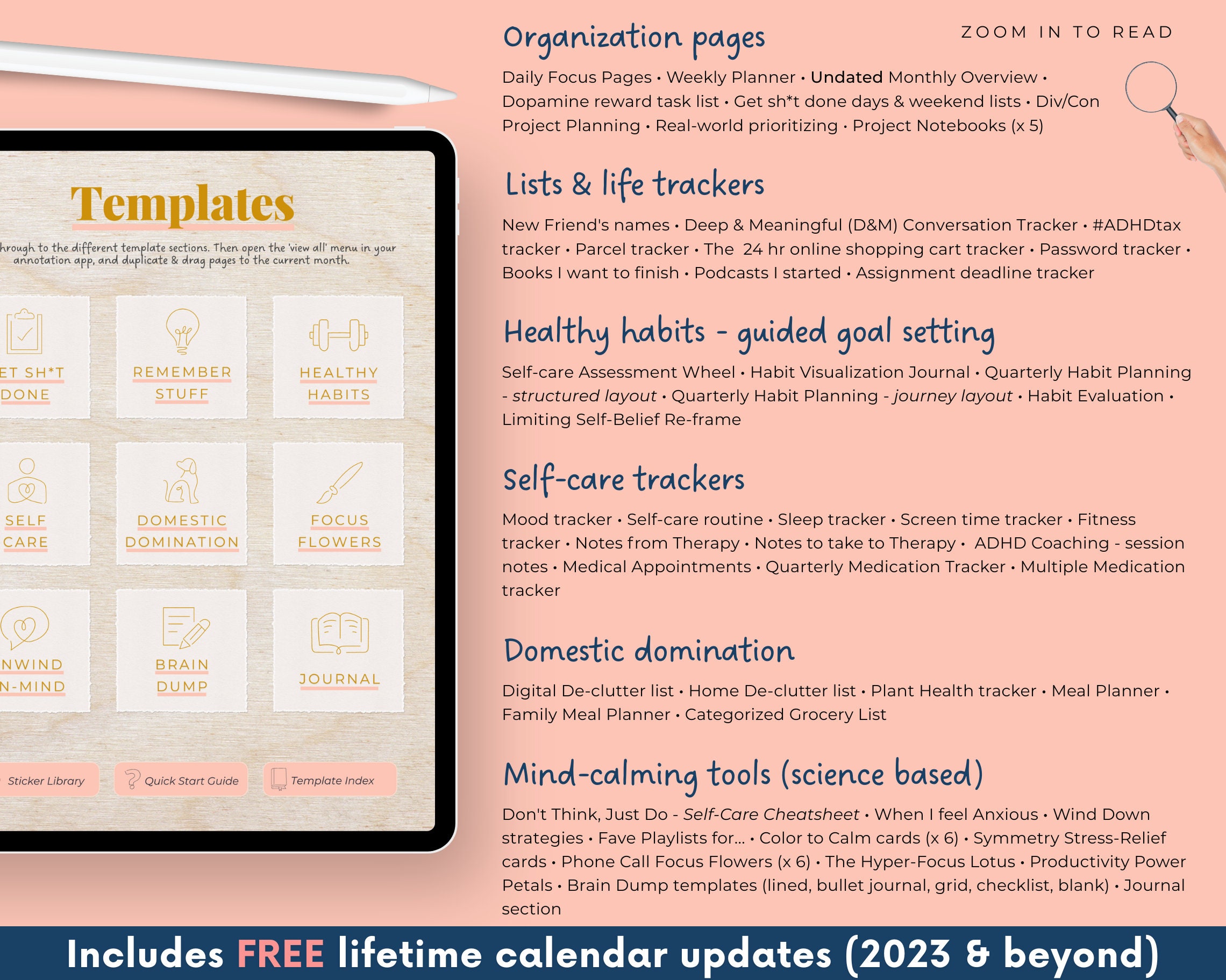 ADHD Digital Planner made by an Adhder for Ipad Goodnotes - Etsy Australia