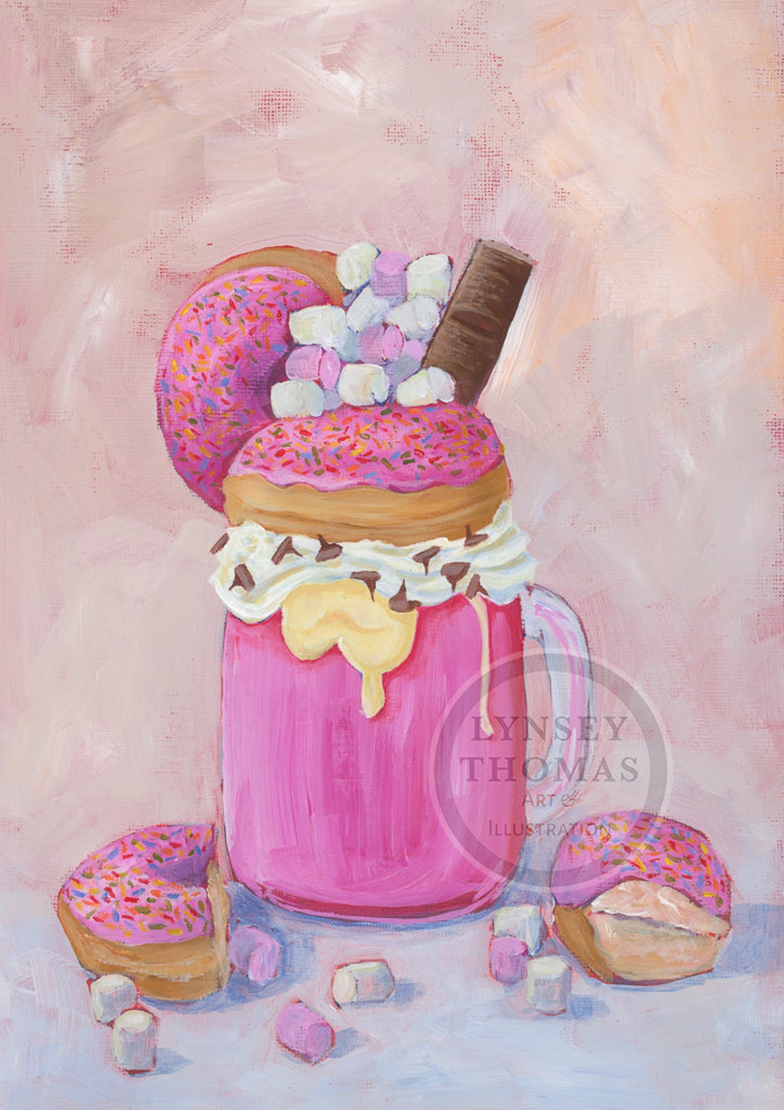 Freakshake Art Extreme Milkshake Milkshake Print Acrylic | Etsy