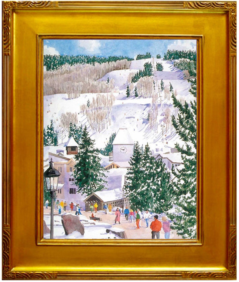 Vail Winter - Fine Art Print - Etsy