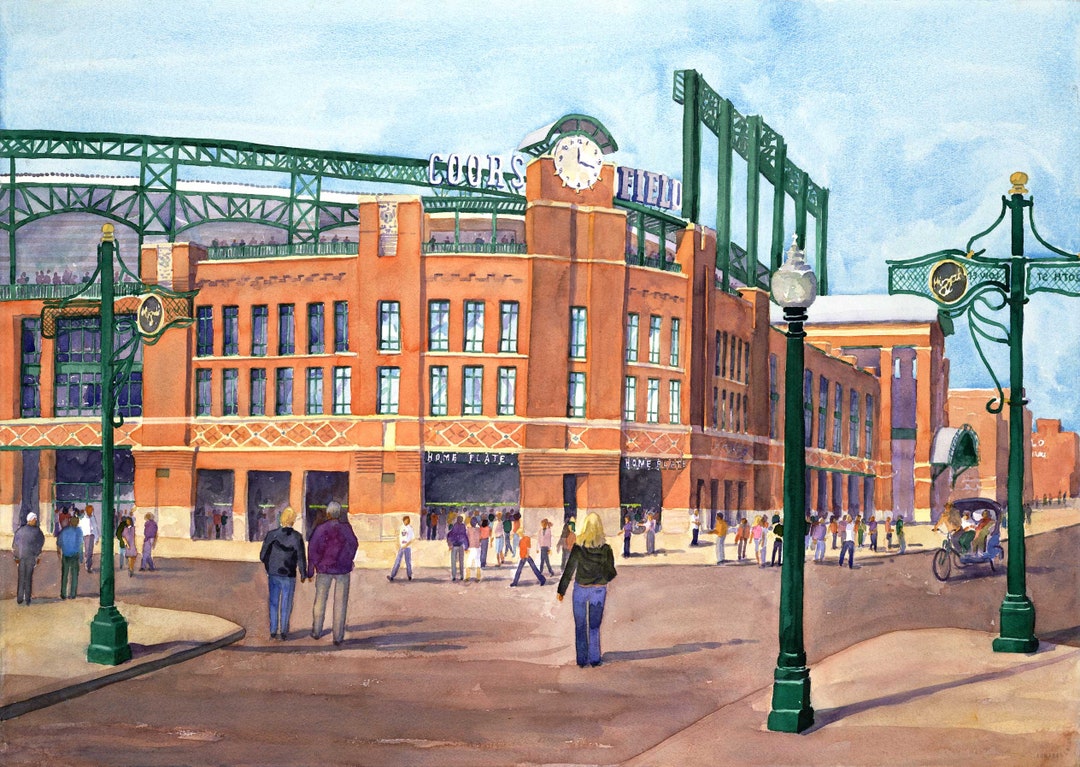 Denver's Coors Field - Fine Art Print - Etsy