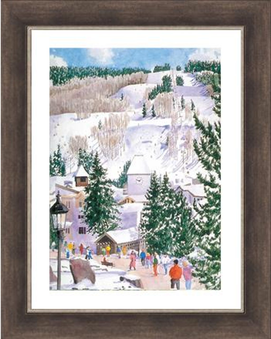 Vail Winter - Fine Art Print - Etsy