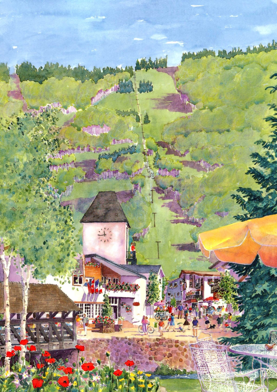 Vail in the Summer- Fine Art Print - Etsy